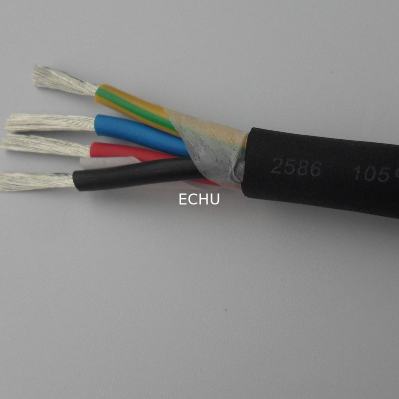 RoHS UL2570 PVC Double Insulated Copper Wire Multi Core Shealth Cable
