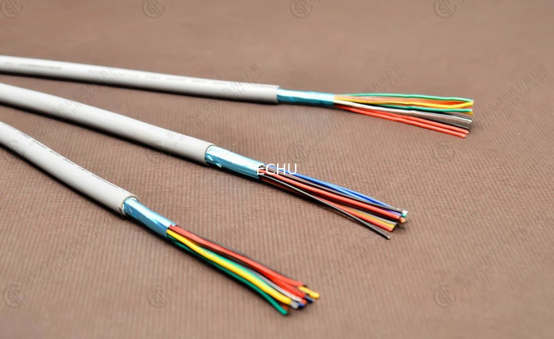 CE cert PVC data cable with tinned copper braid LiYY, LiYCY 10Cx0.5sqmm ...