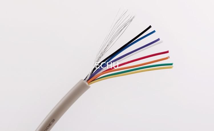 CE cert PVC data cable with tinned copper braid LiYY, LiYCY 12Cx1.0sqmm ...