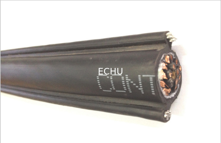 Flexible Round Traveling Control Cable for cranes or other appliances ...