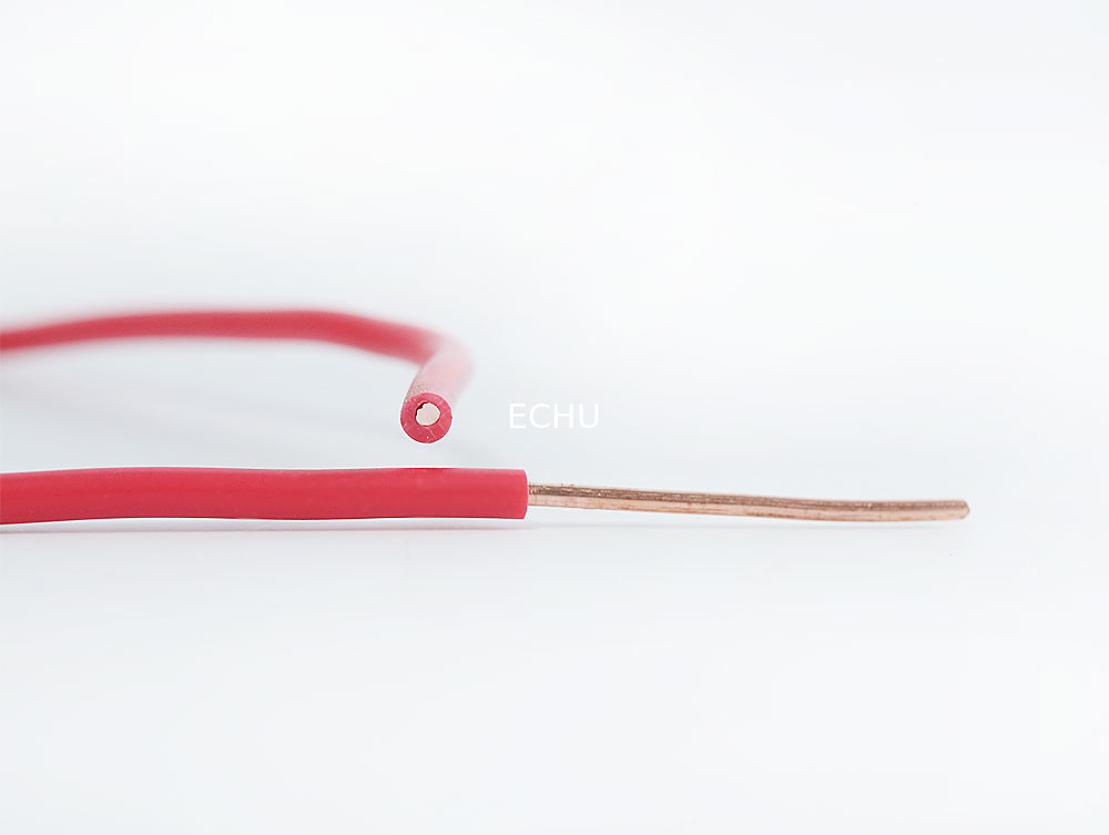 300V 105℃ UL wire UL1569 Electrical Cable with UL certificated 8AWG in Red Color